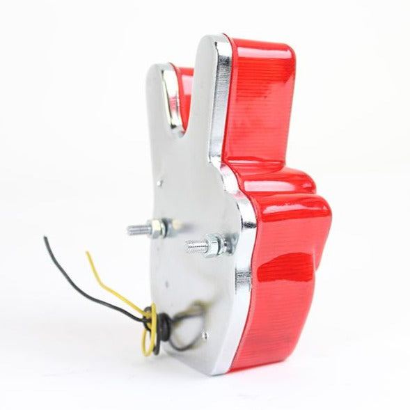 Hippy Approved 1960's Peace Sign Tail Light for Harley Davidson ...