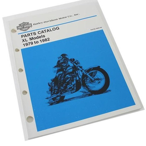 NOS Vintage 1979-82 Sportster XL Official Parts Manual – Sporty Parts